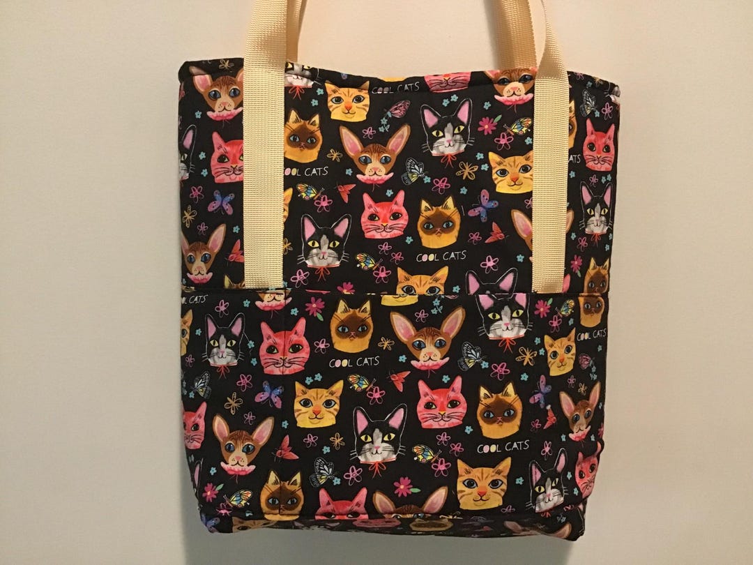 Colorful Cat Purse, Cat Handbag, Cat Lover Gifts, Cat Collector Gifts ...