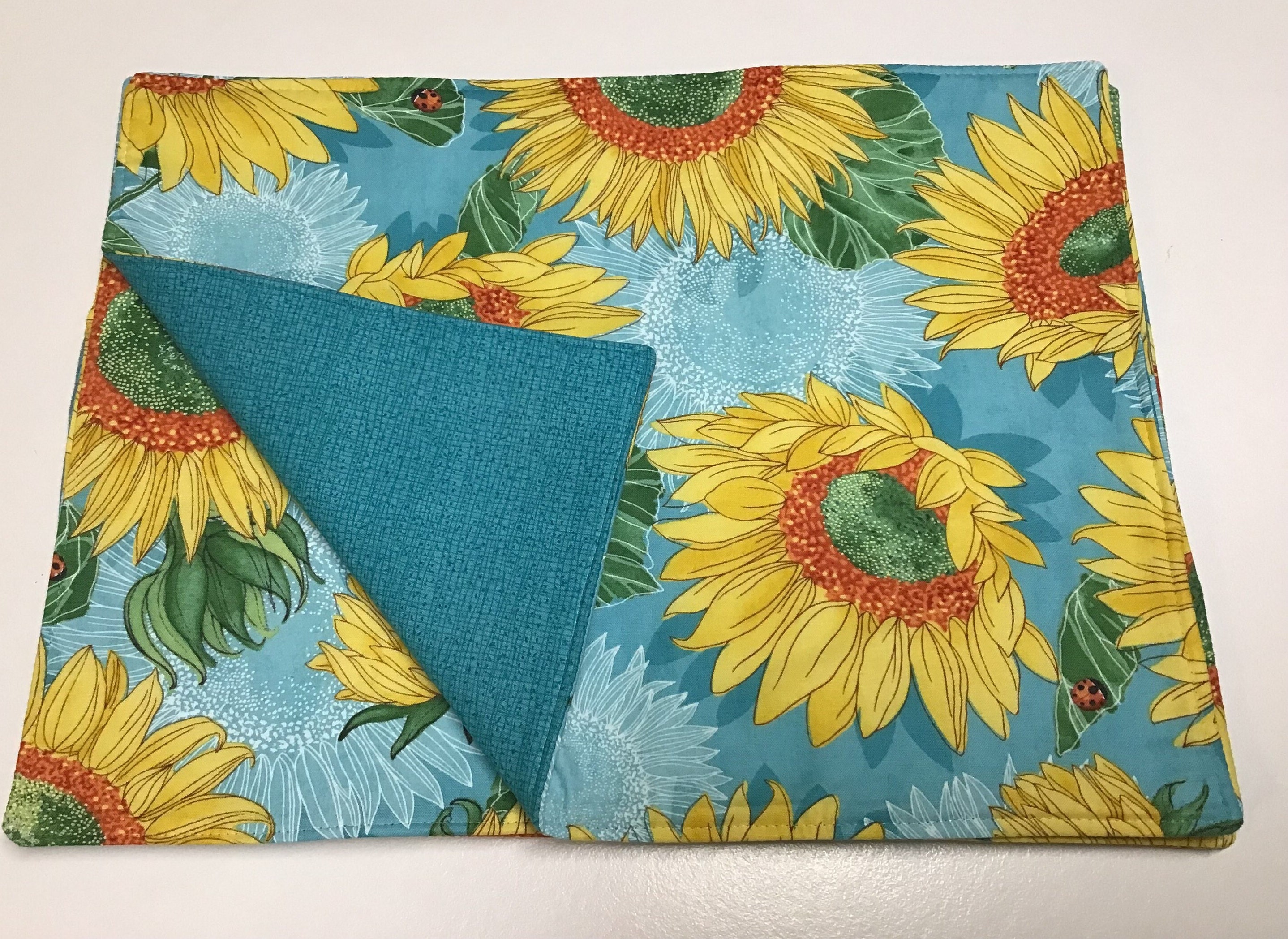 Sunflower Placemats - Various Colors, Sunflower, Table Decor, Spring ...