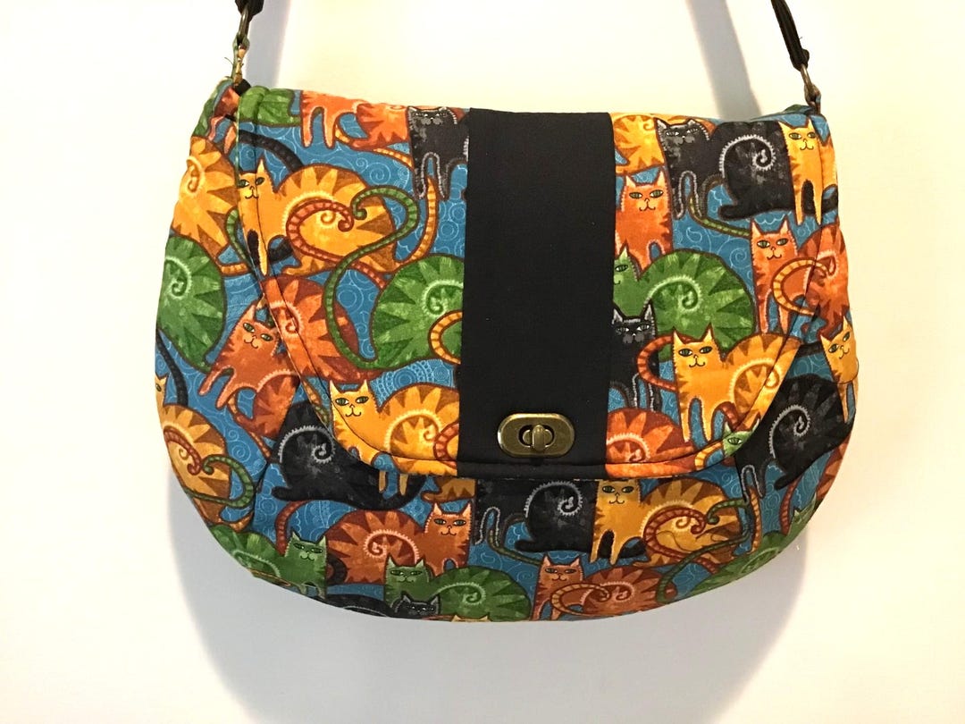 Colorful Cat Purse, Cat Handbag, Cat Lover Gifts, Cat Collector Gifts ...
