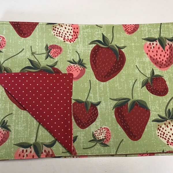 Strawberry Placemats - Etsy