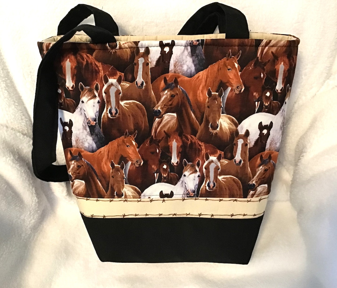 Horse Purse, Wild Horses Handbag, Horse Lovers, Horse Gifts, Tote With ...