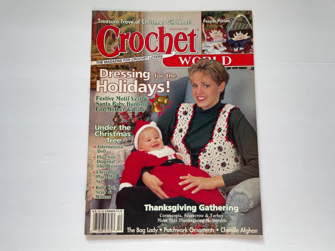 Crochet World Magazines -vintage Patterns From the 1990’s - Etsy