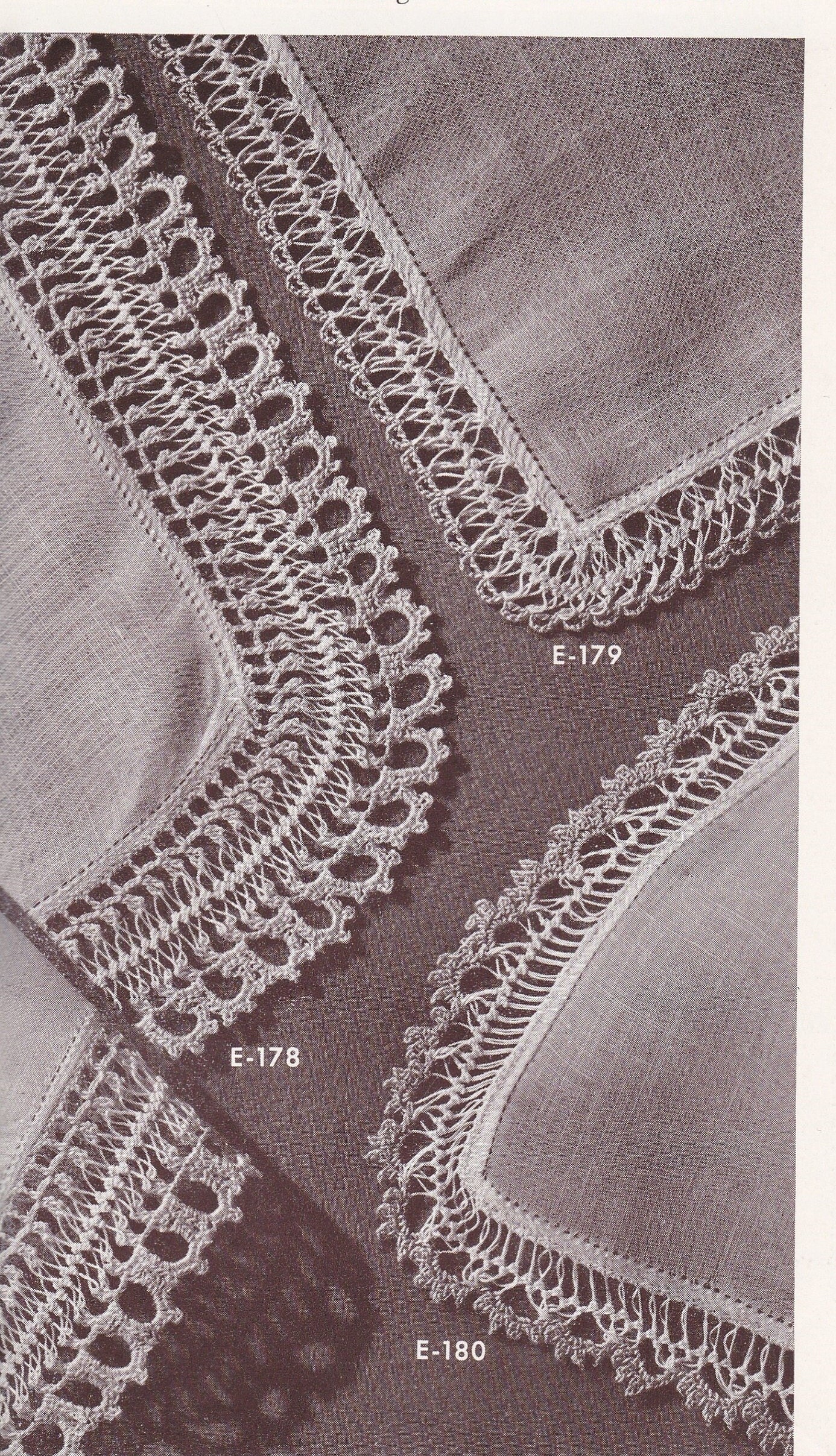 Vintage Handkerchief Crochet Edgings Patterns 1949 - PDF Instant ...