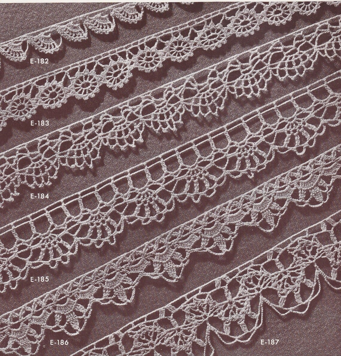 Vintage Handkerchief Crochet Edgings Patterns 1949 PDF Instant Download ...
