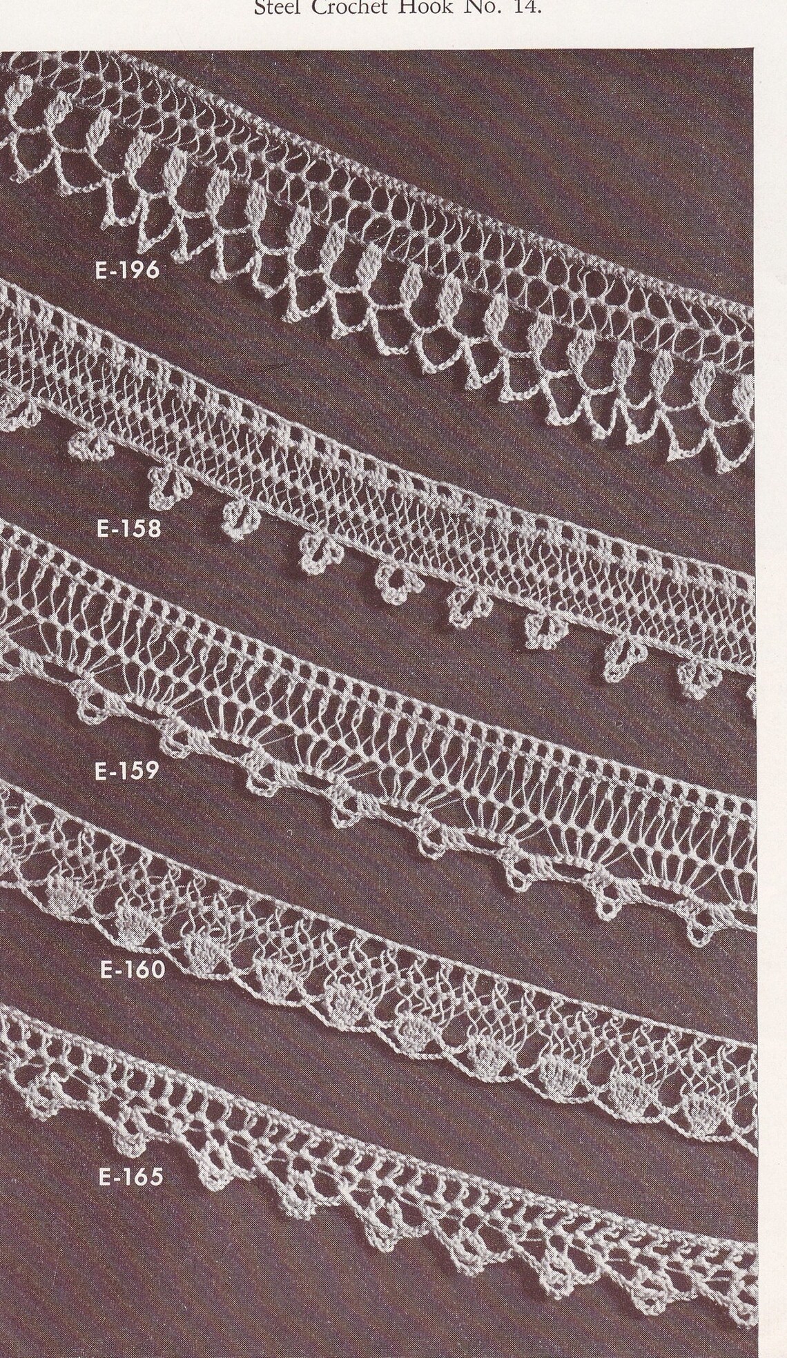 Vintage Handkerchief Crochet Edgings Patterns 1949 PDF Instant Download ...