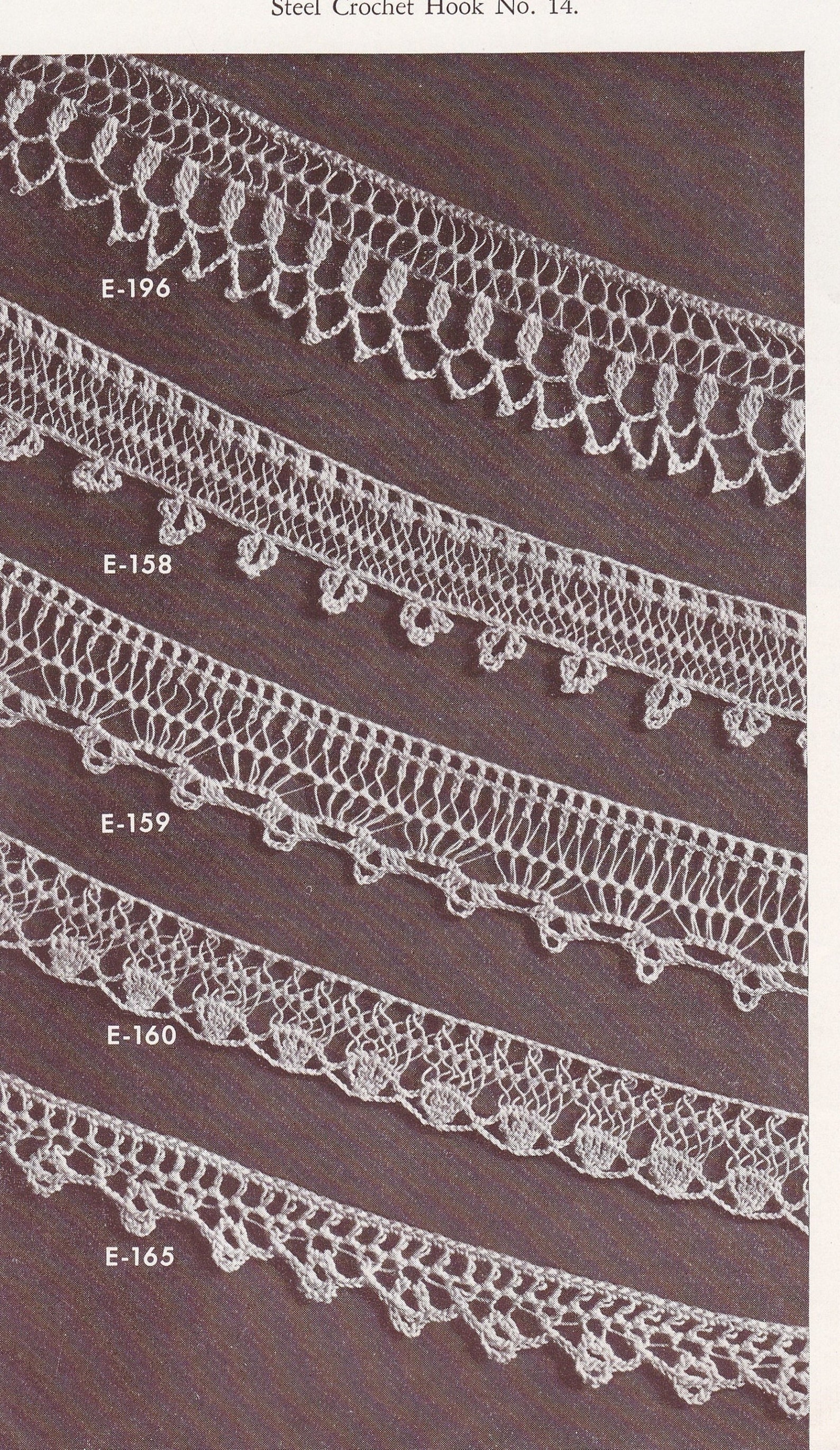 Vintage Handkerchief Crochet Edgings Patterns 1949 - PDF Instant ...