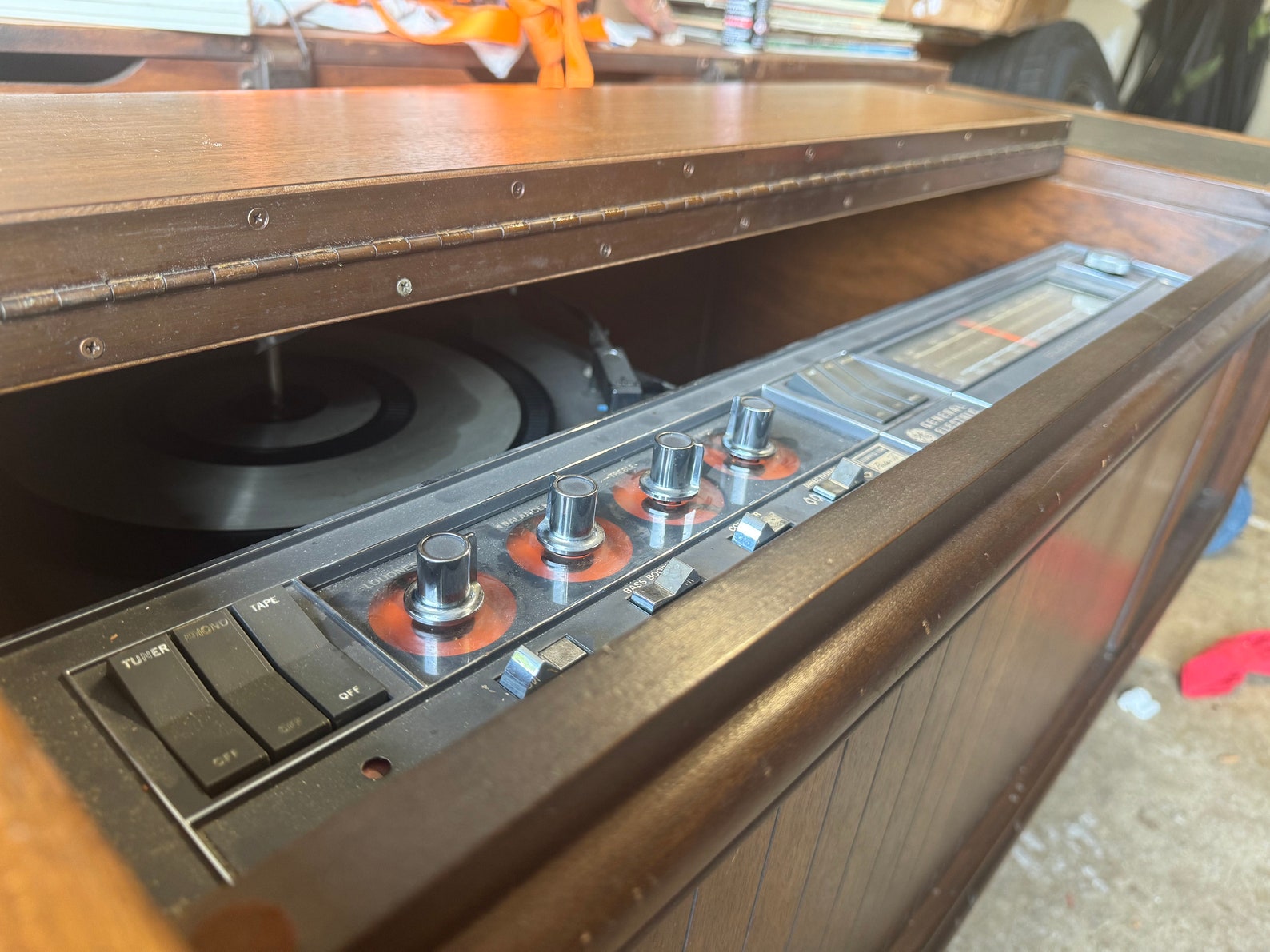 GE MCM Stereo Console - Etsy