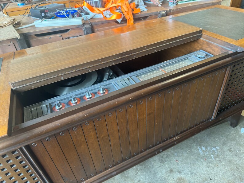 GE MCM Stereo Console - Etsy