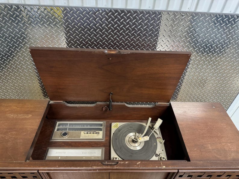 1960’s Zenith MCM Stereo Console - Etsy