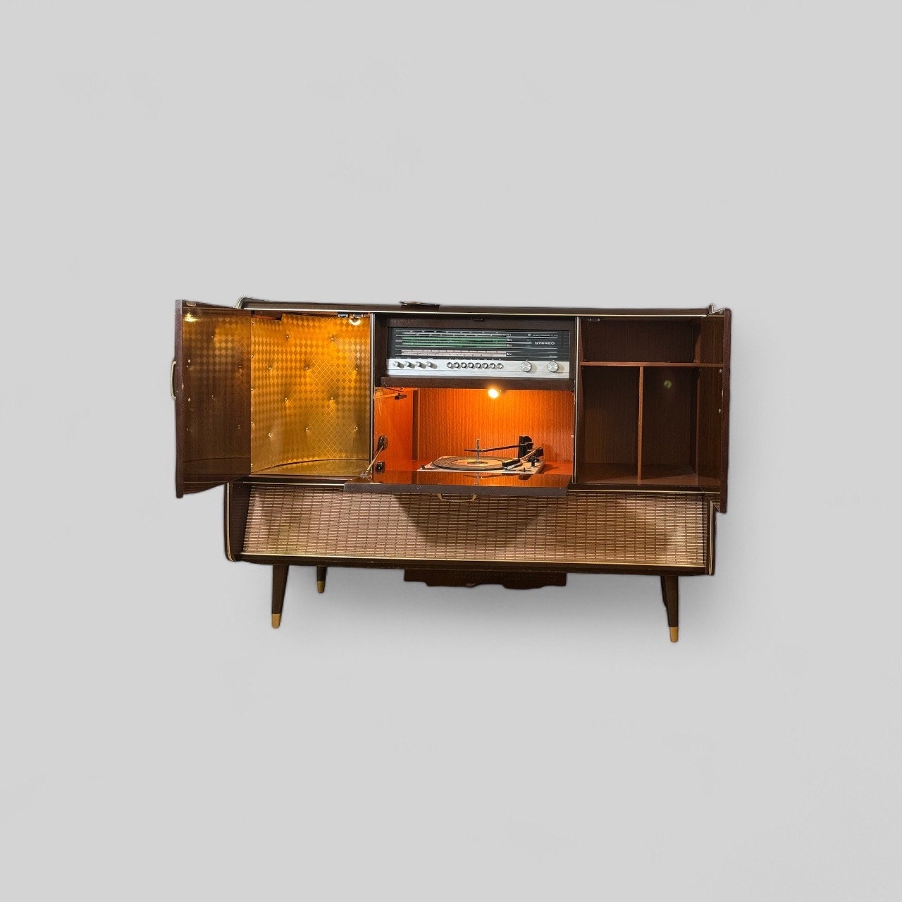 1960’s Grundig Console W/bluetooth - Etsy