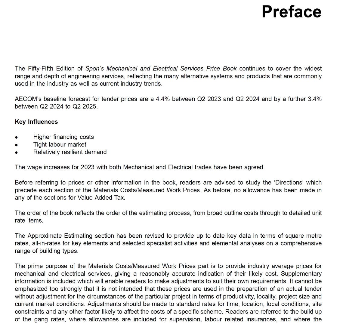 SPONS 2024 Price Book, SPONS Online 2024, SPON'S Price Book, Spons ...