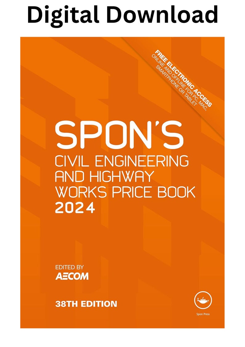 SPONS 2024 Price Book, SPONS Price Book, SPONS Online Book, Spons Civil ...