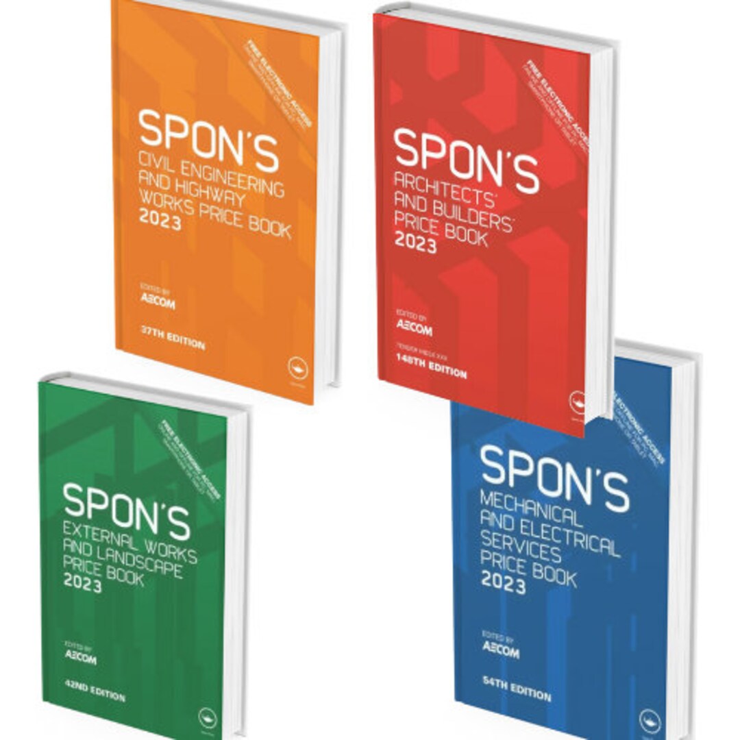 SPON'S Price Book, SPONS Price Book, SPONS Online Book, Spons Architect ...