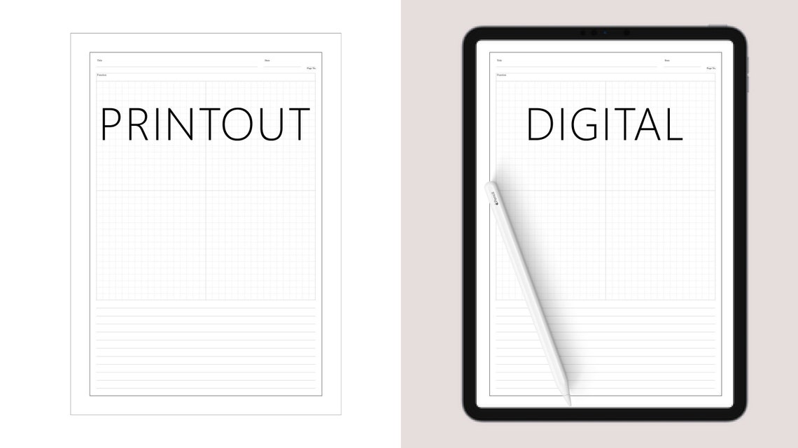 10 Printable PDF Math Notes Note Template Student Notes - Etsy