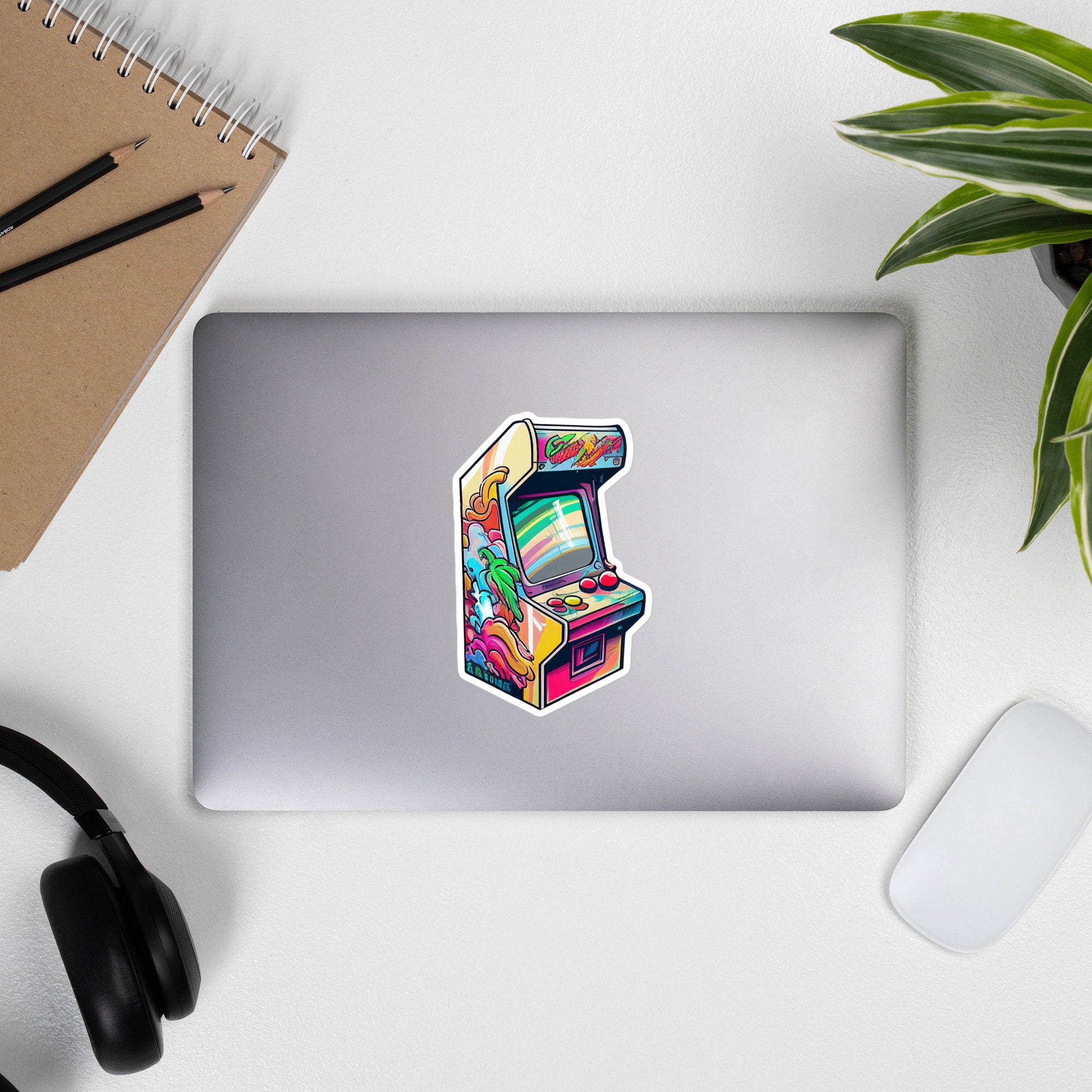 80's Arcade Game Sticker - Etsy
