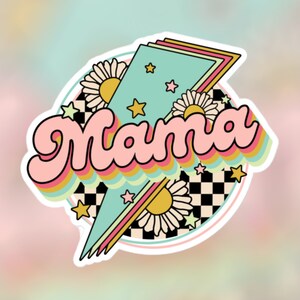 Mothers Day Sticker | Gift for Mom | 90s Stickers | 90s Theme - Etsy