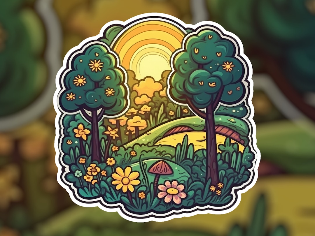 Nature Sticker | Get Outside | Adventure | - Etsy