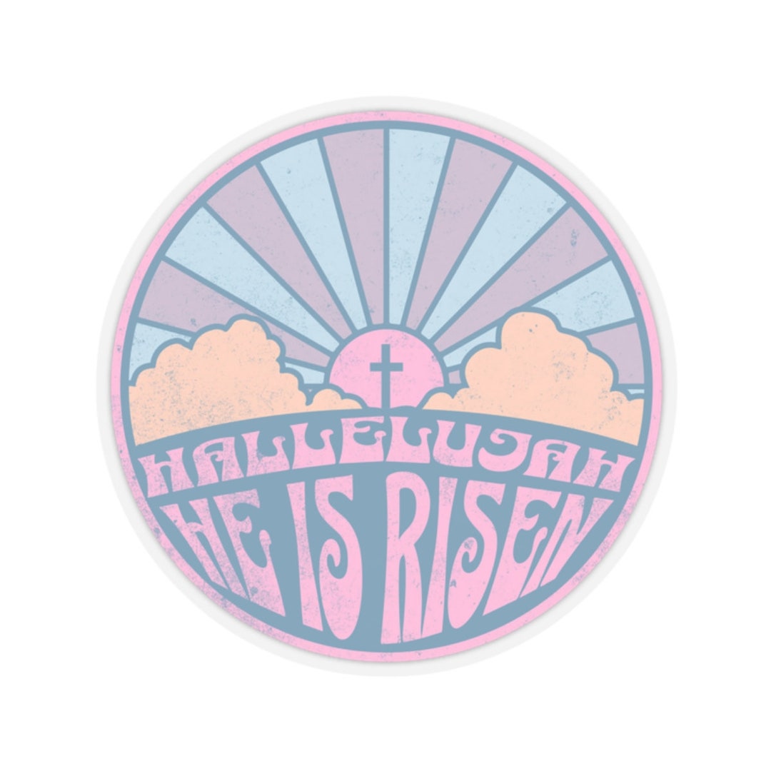 He is Risen Sticker Resurrection Sunday Sticker Religious Sticker ...