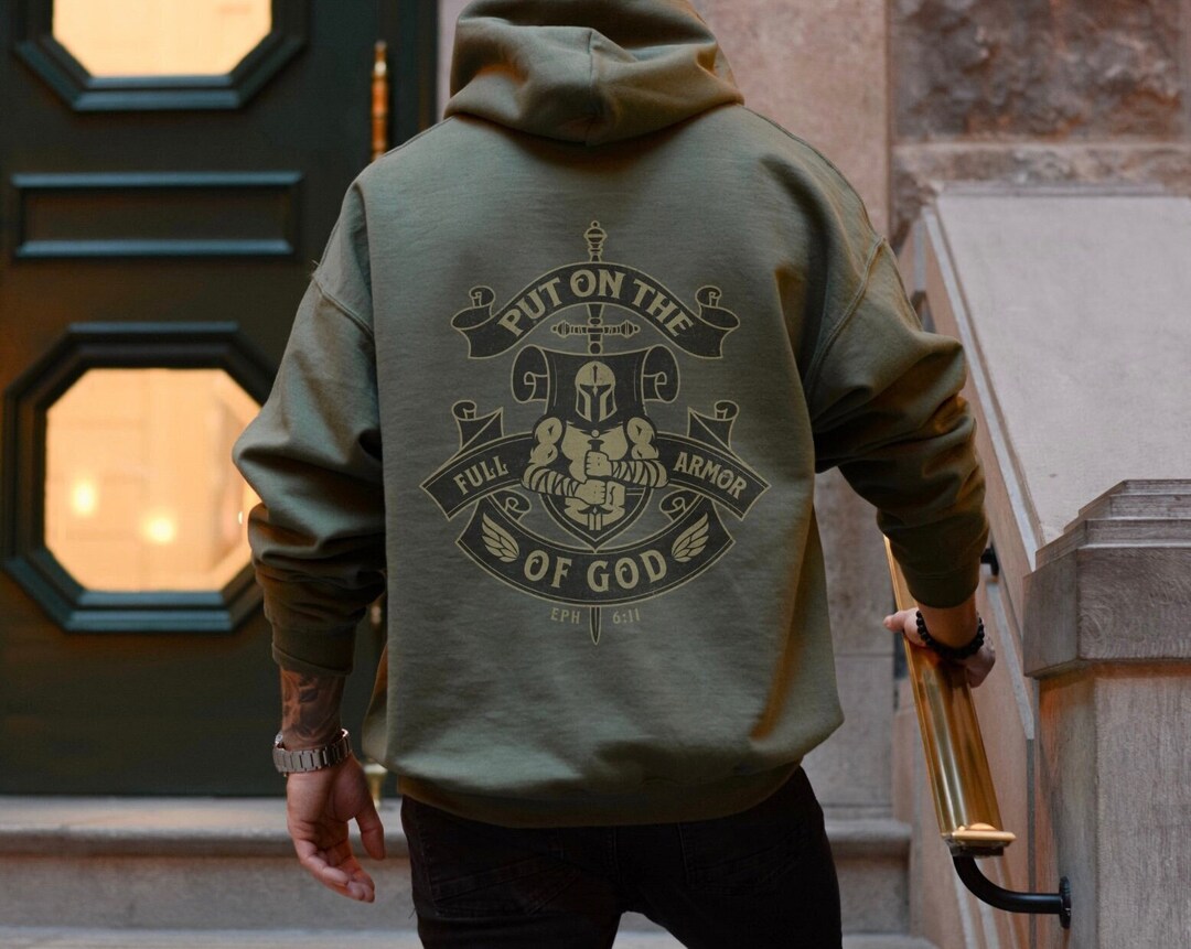 Armor of God Hoodie Christian Sweatshirt Seminary Gift Hoodie Christian ...