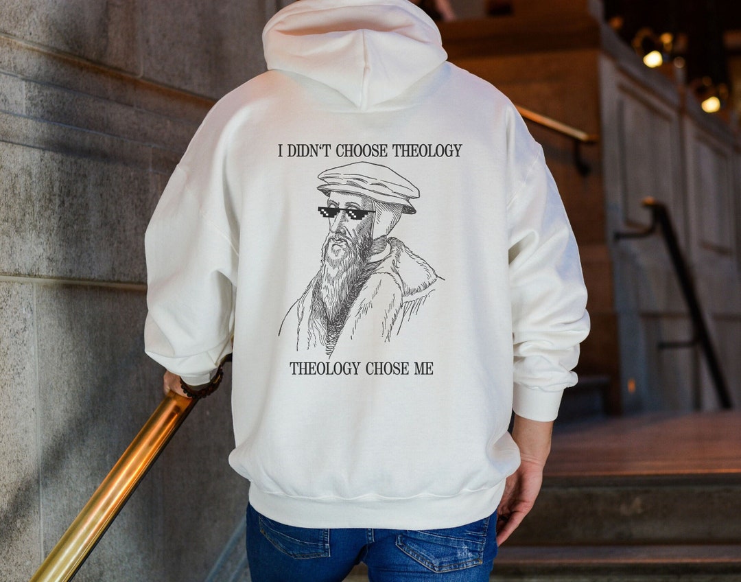 John Calvin Sweatshirt Pastor Gift Christian Sweatshirt Reformation Day ...