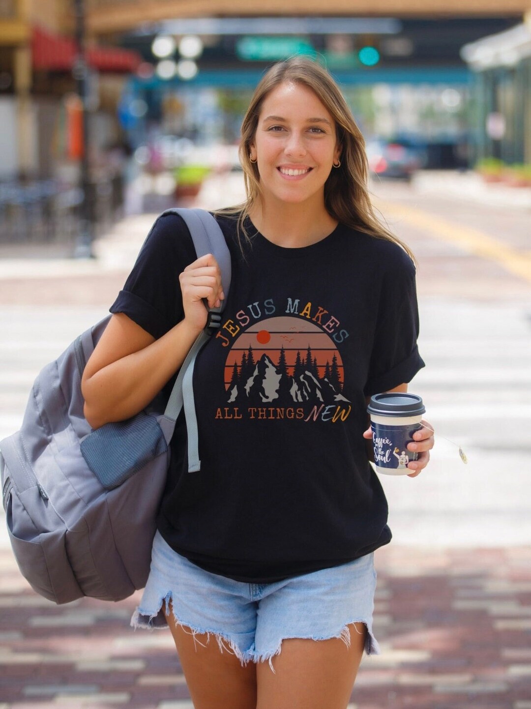 Jesus Makes All Things New Shirt Christian Apparel Tee Bible Study Gift ...