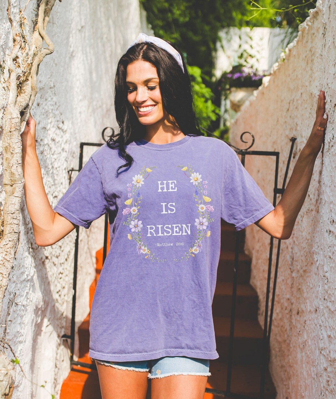 He is Risen Shirt Easter Comfort Colors Shirt Resurrection Sunday Shirt ...