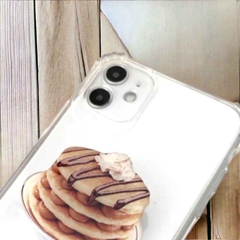 Food Phone Grip Holder / Waffle / Cookie / Toast / Croissant / Stacked ...