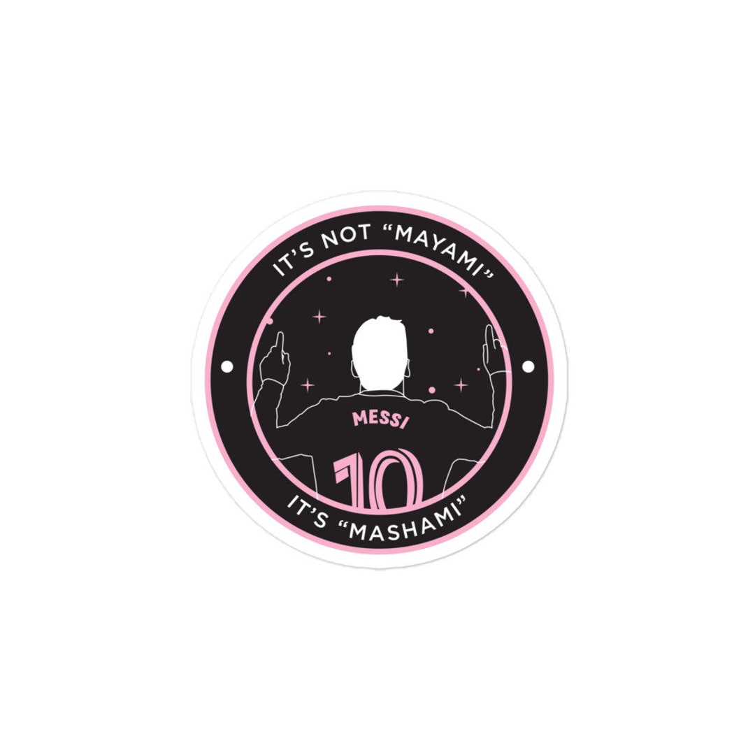 Leo Messi Inter Miami Sticker - Etsy UK