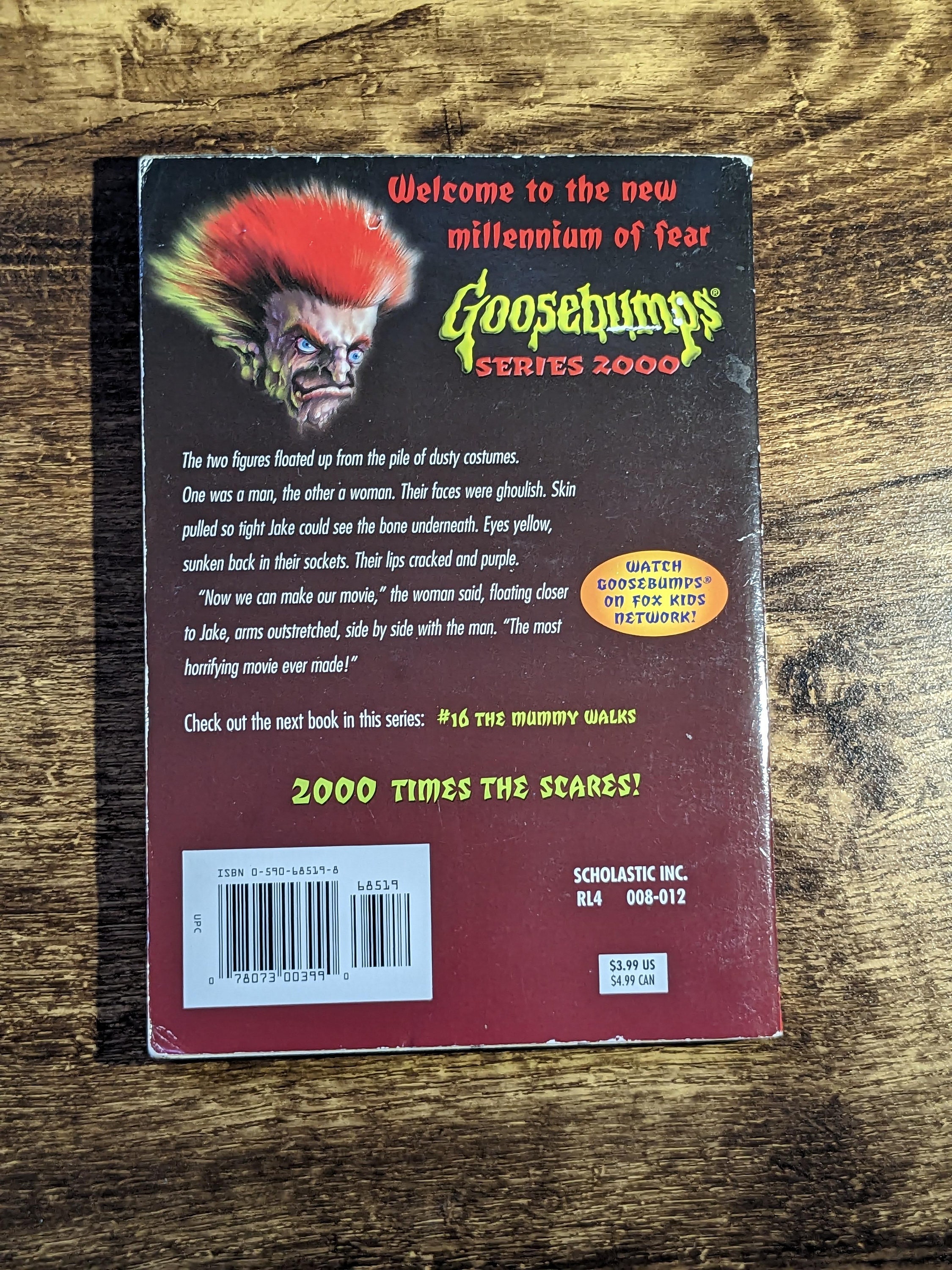 SCREAM SCHOOL Vintage GOOSEBUMPS Series 2000 15 Throwback - Etsy