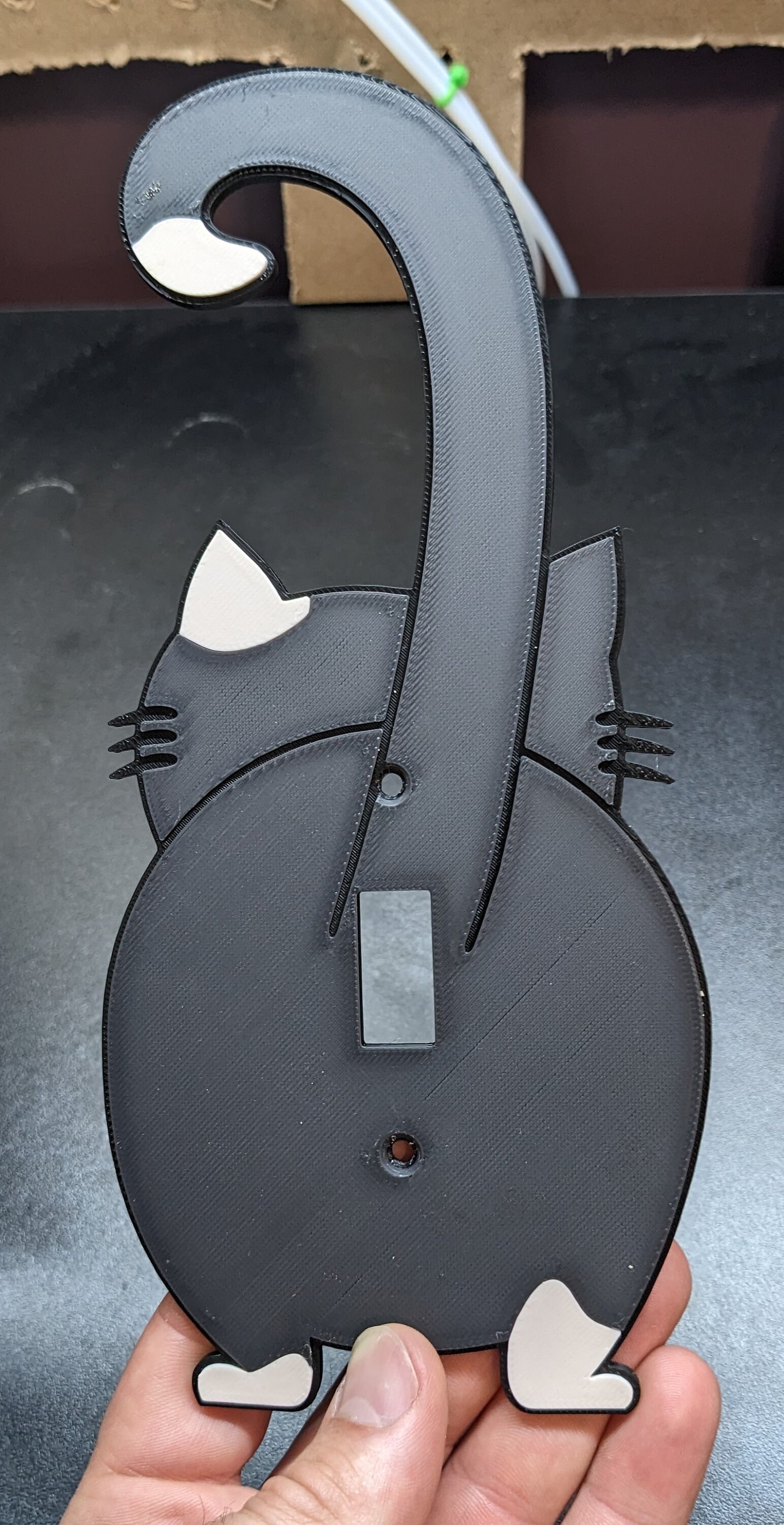 Cat Butt Light Switch Cover, 3D Printed - Etsy