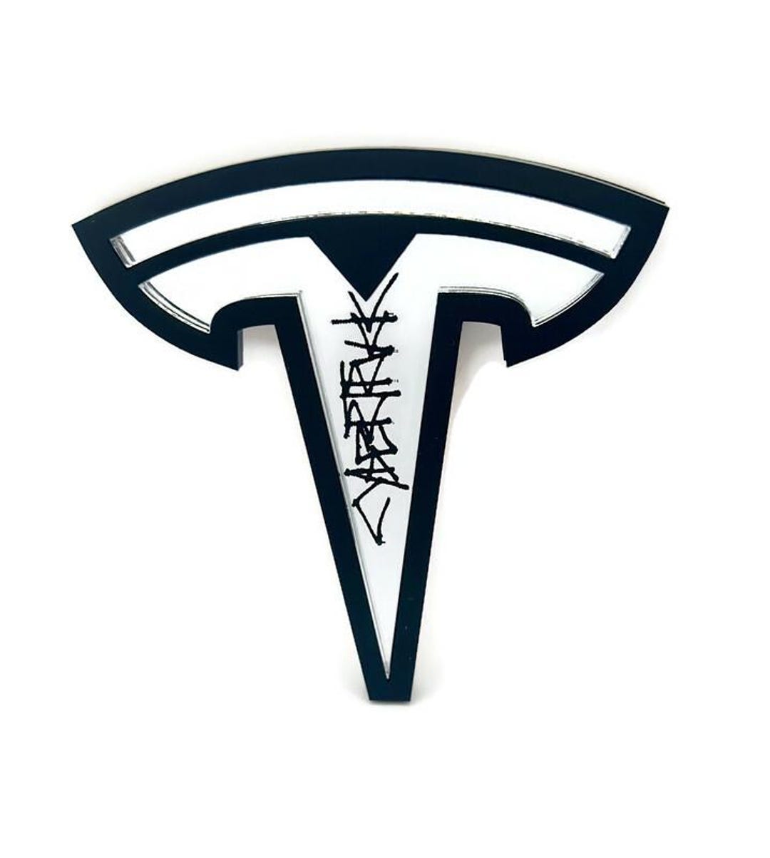 Cybertruck Logo Badge Tesla Emblem - Etsy