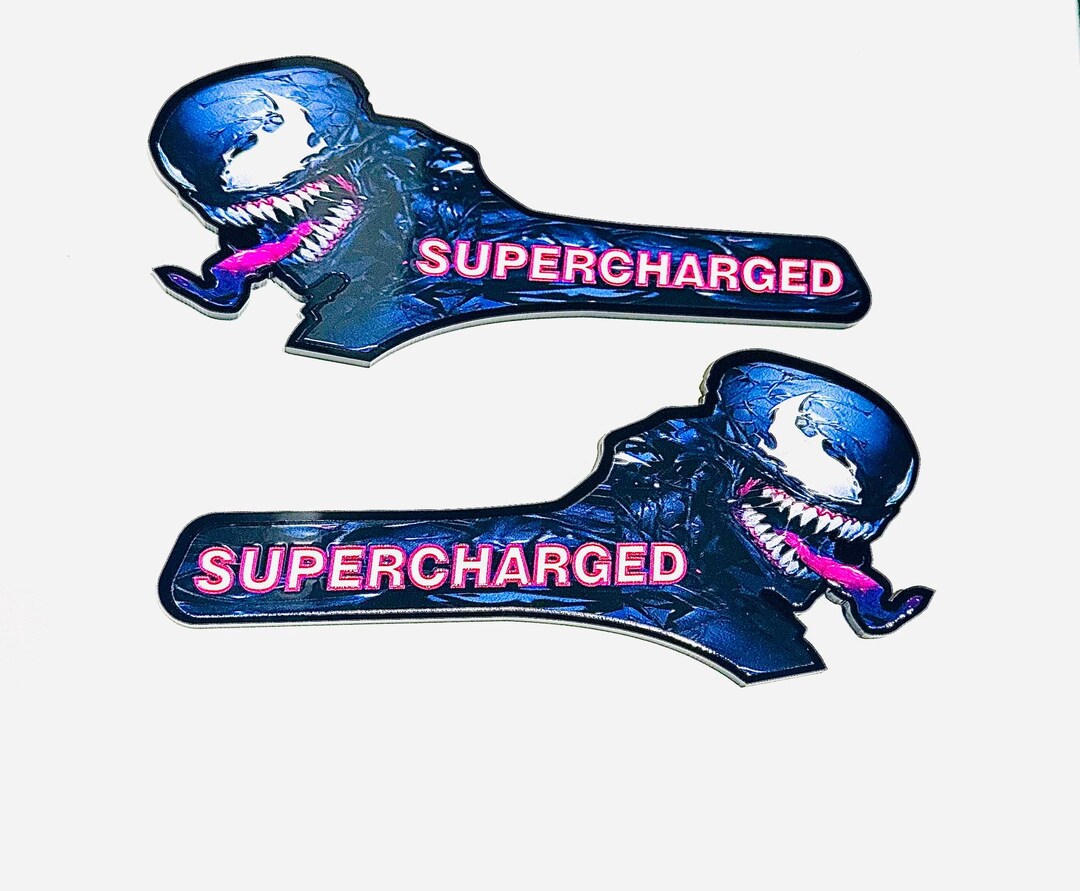 Venom Hellcat Raptor Supercharged Custom Badge Dodge Challenger Charger ...