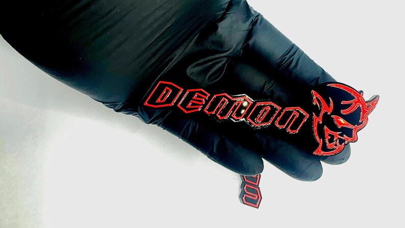 Demon Hellcat Supercharged Custom Badge Dodge Challenger Charger TRX ...