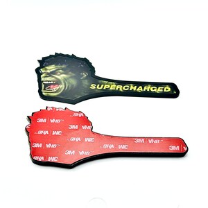 HULK Hellcat Raptor Supercharged Custom Badge Dodge Challenger Charger ...