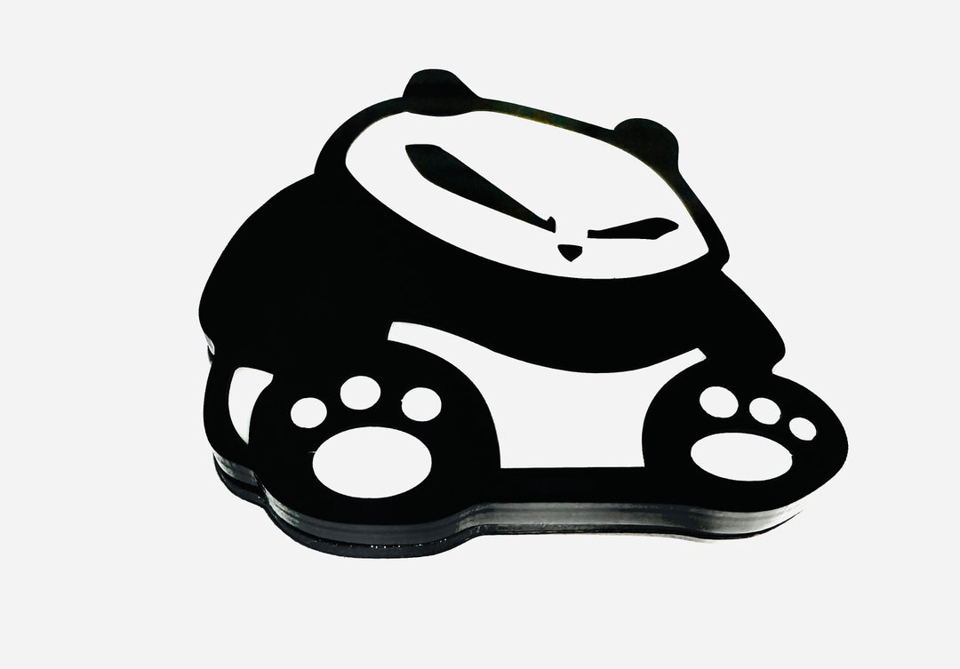 JDM Angry Panda Logo Emblem - Etsy