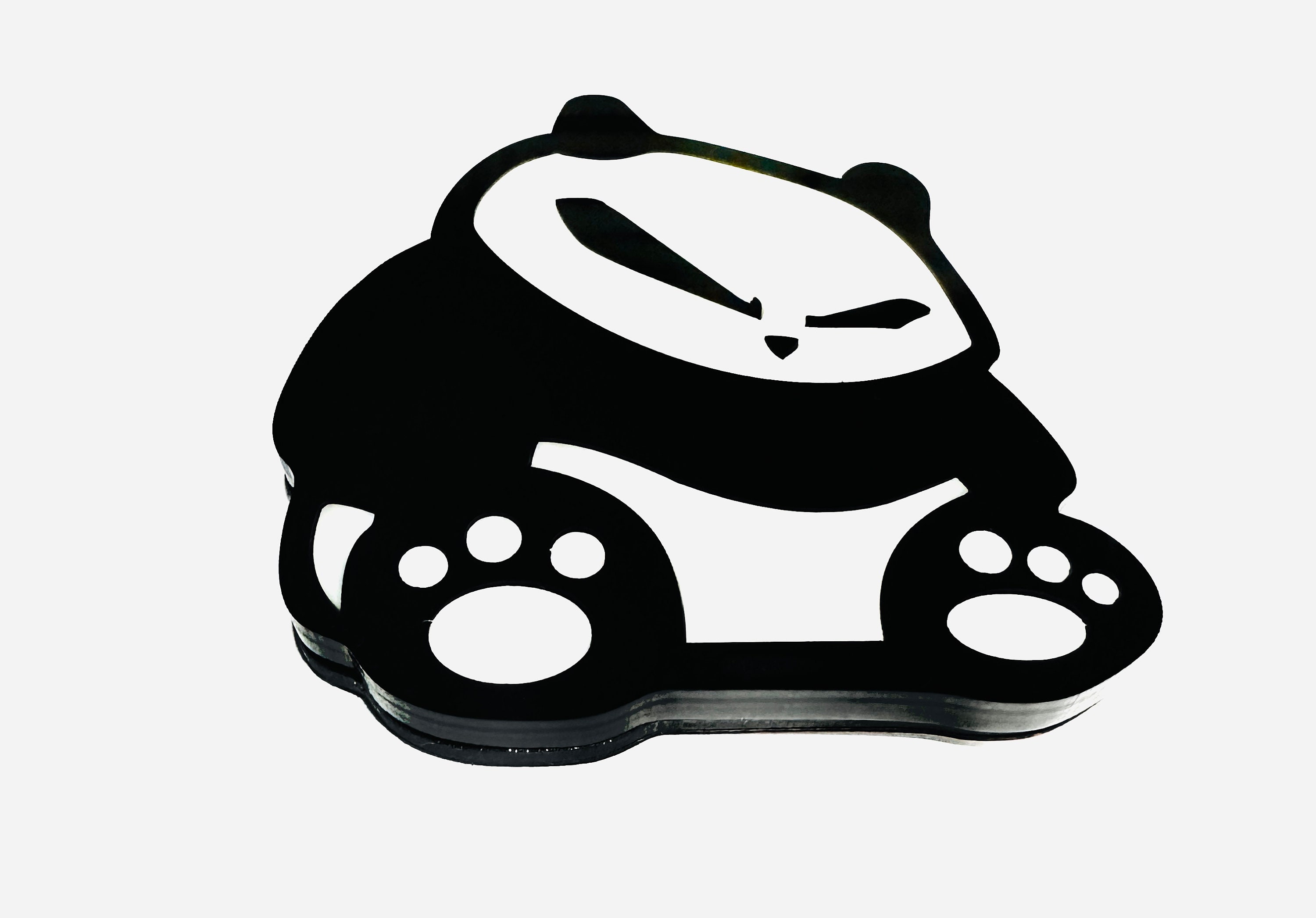 JDM Angry Panda Logo Emblem - Etsy