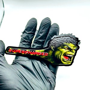 HULK Hellcat Raptor Supercharged Custom Badge Dodge Challenger Charger ...