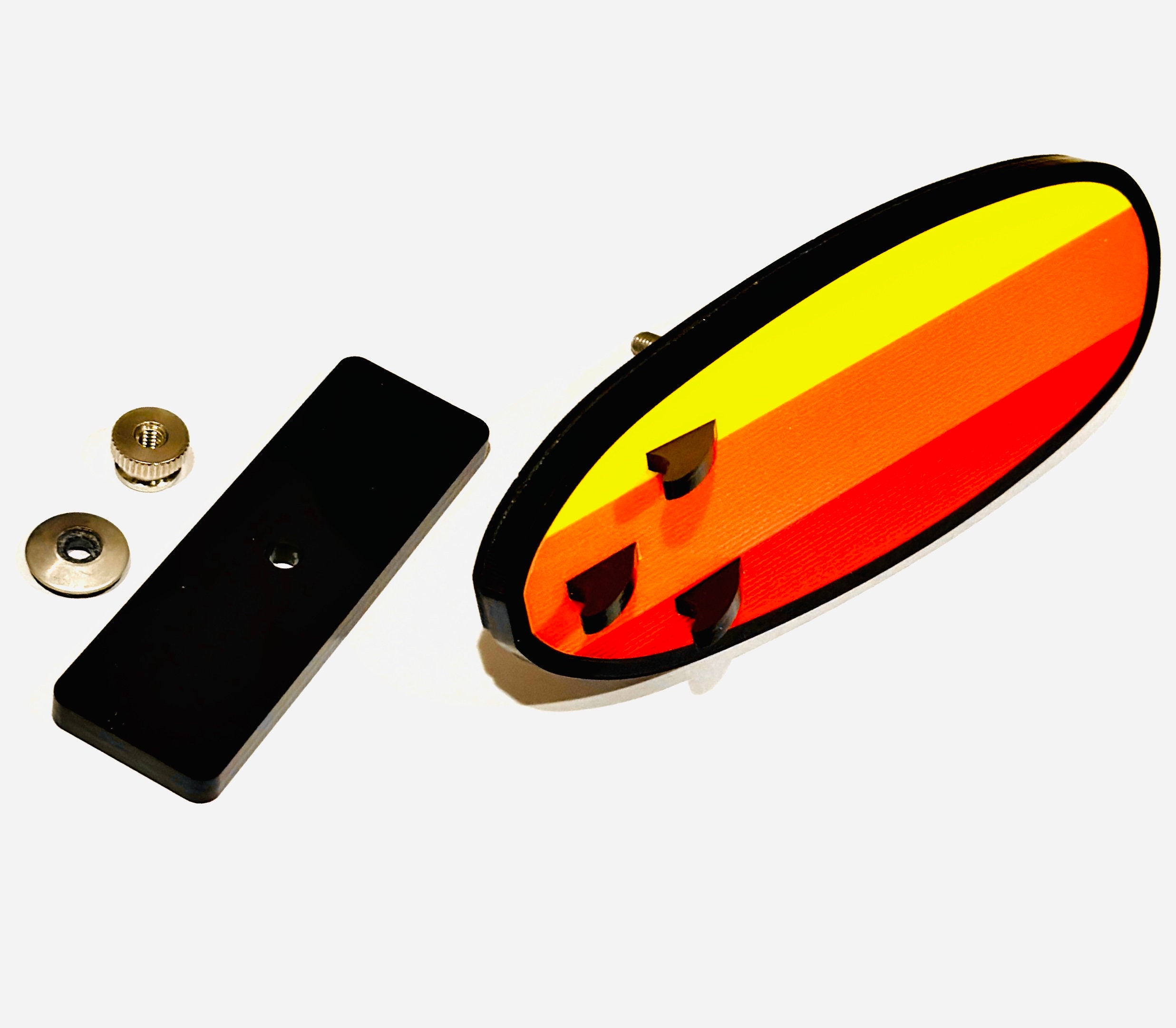 TRD Heritage Colors Custom Surfboard Emblem Badge Grille Tacoma Tundra ...