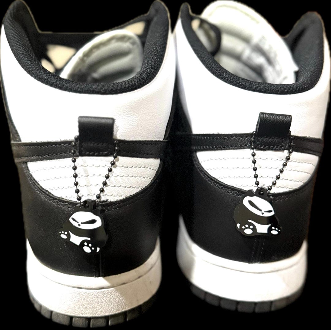 Angry Panda Nike Dunks Charms - Etsy