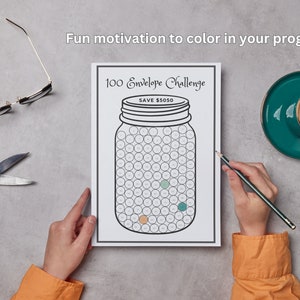 Simple 100 Envelope Challenge Printable Instant Download Printable PDF Money Savings Challenge ...