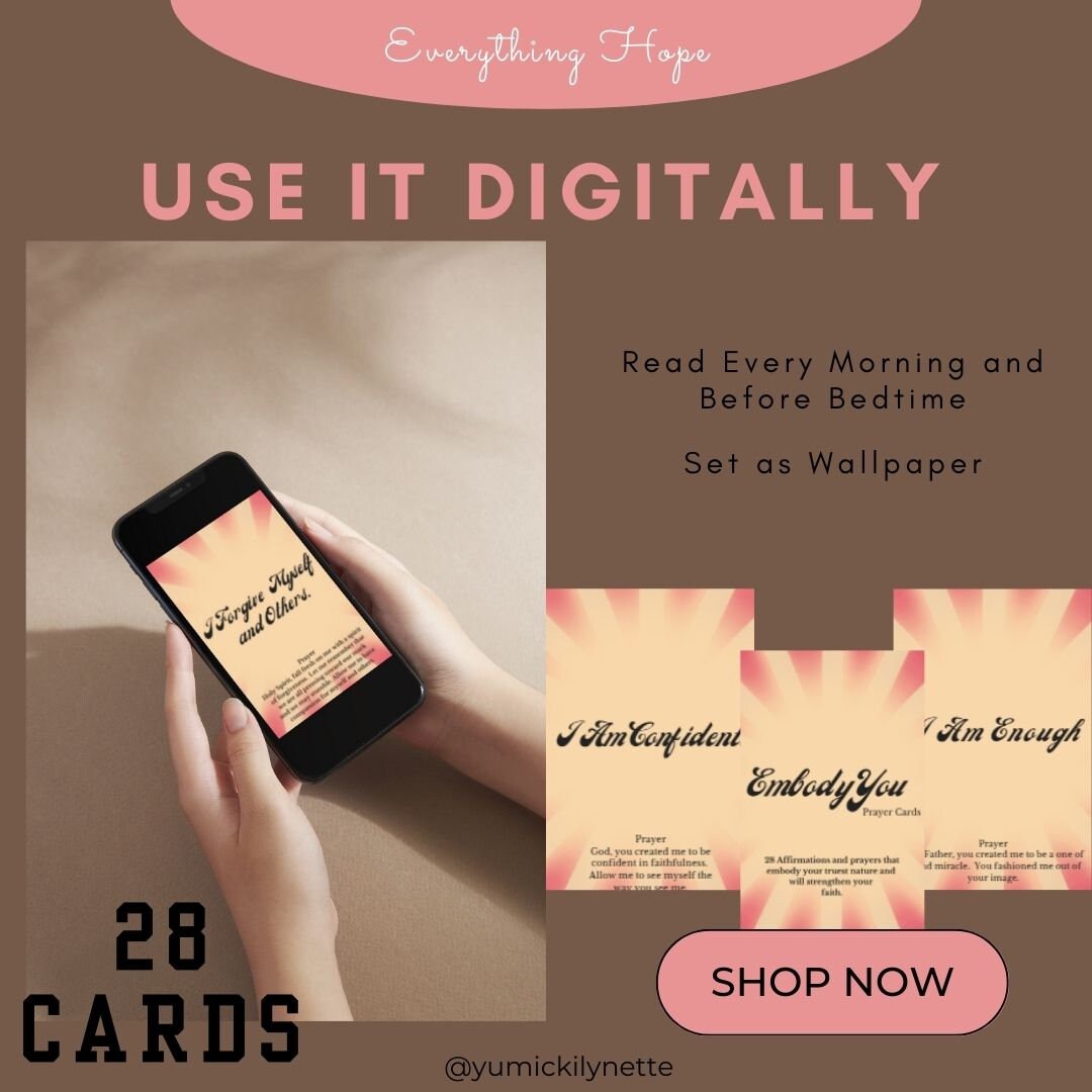 Teen and Preteen Vintage Affirmation and Prayer Cards, Prayer Prompts ...