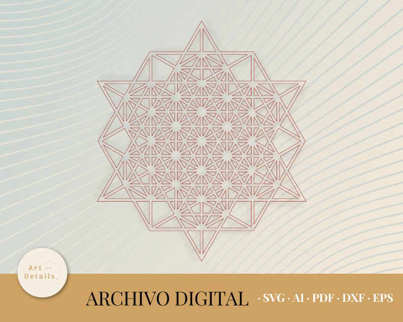 64-pointed Star Digital File for Laser Cutting - Etsy