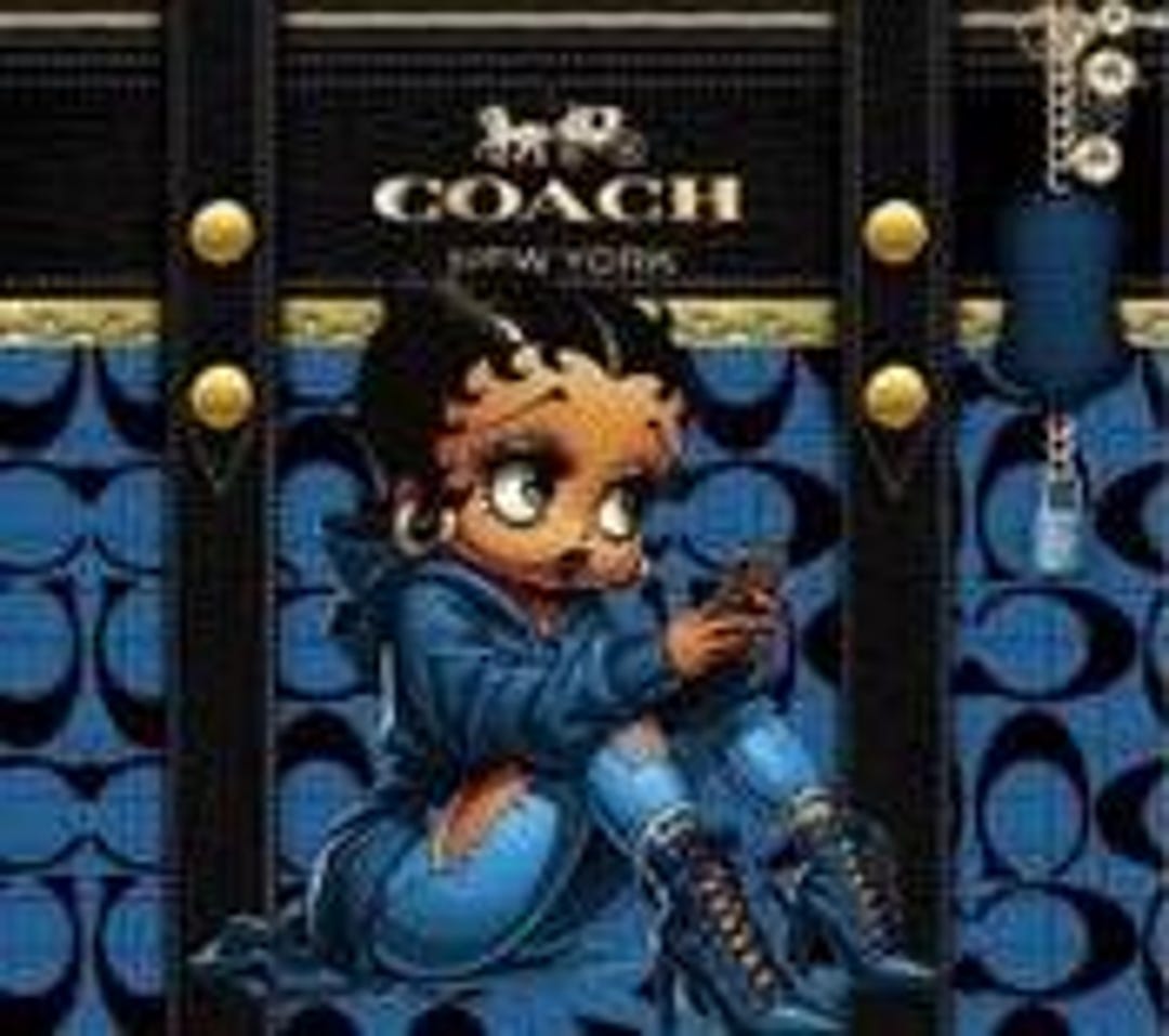 Blue Betty Boop Coach Inspired 20oz Tumbler - Etsy