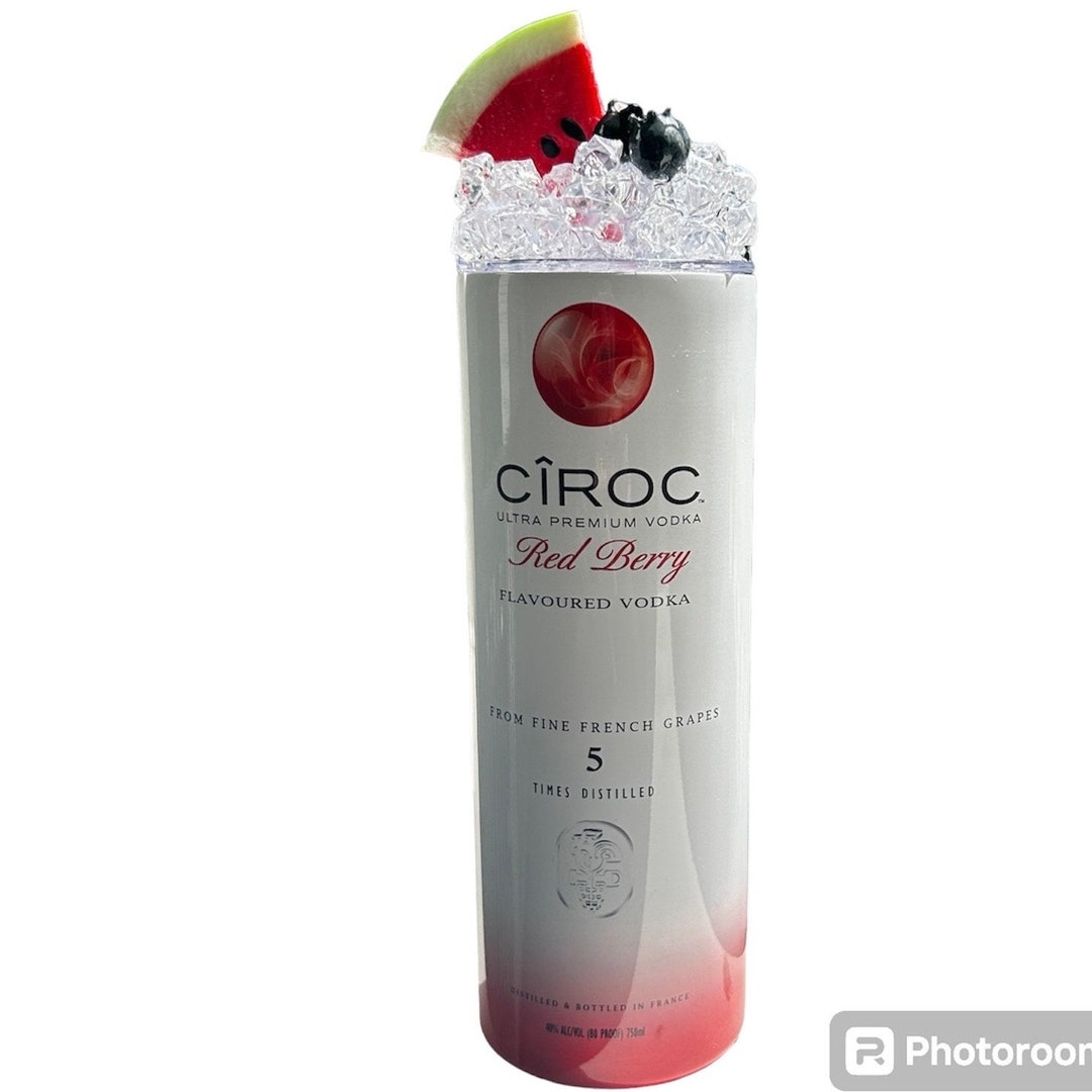 Ciroc Red Berry 20oz Tumbler Ice Topper W/ Fruit - Etsy