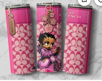 20oz Coach Betty Boop Tumbler - Etsy