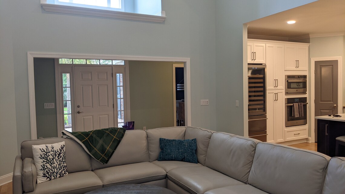 Calm Airy Modern Coastal Paint Color Palette Benjamin Moore Beach House ...