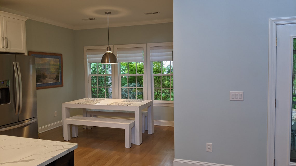 Calm Airy Modern Coastal Paint Color Palette Benjamin Moore Beach House ...