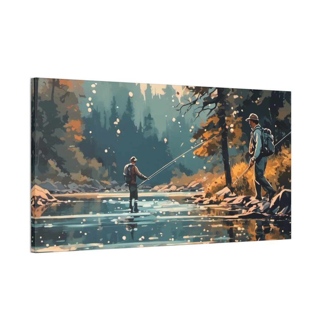 Subtle Stream Fly Fishing Art - Etsy