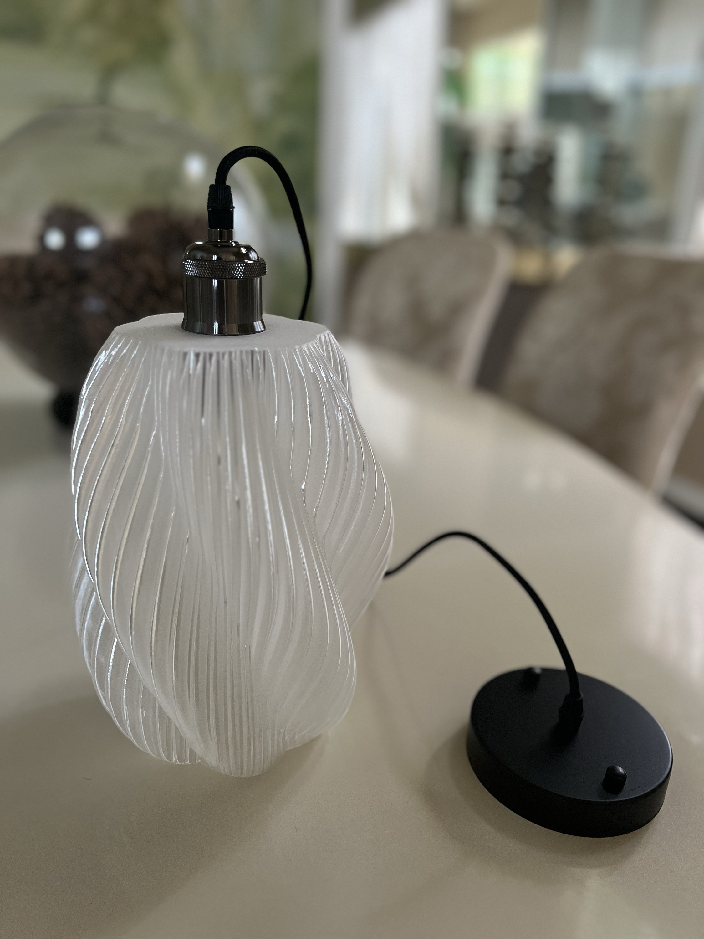 Lumiglow Pendant Light - Modern 3D Printed Lighting Fixture | Made in ...