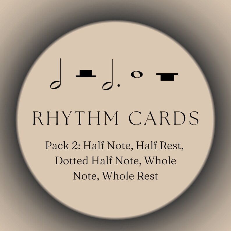 Rhythm Cards - Pack 2 - Etsy